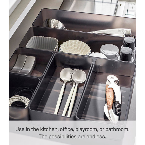 Yamazaki Home Stackable Organizers [Set Of 2] - Four Sizes, Medium ...